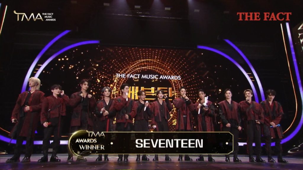 SEVENTEEN Raih Daesang, Intip Daftar Lengkap Pemenang The Fact Music Awards 2023 - Deras