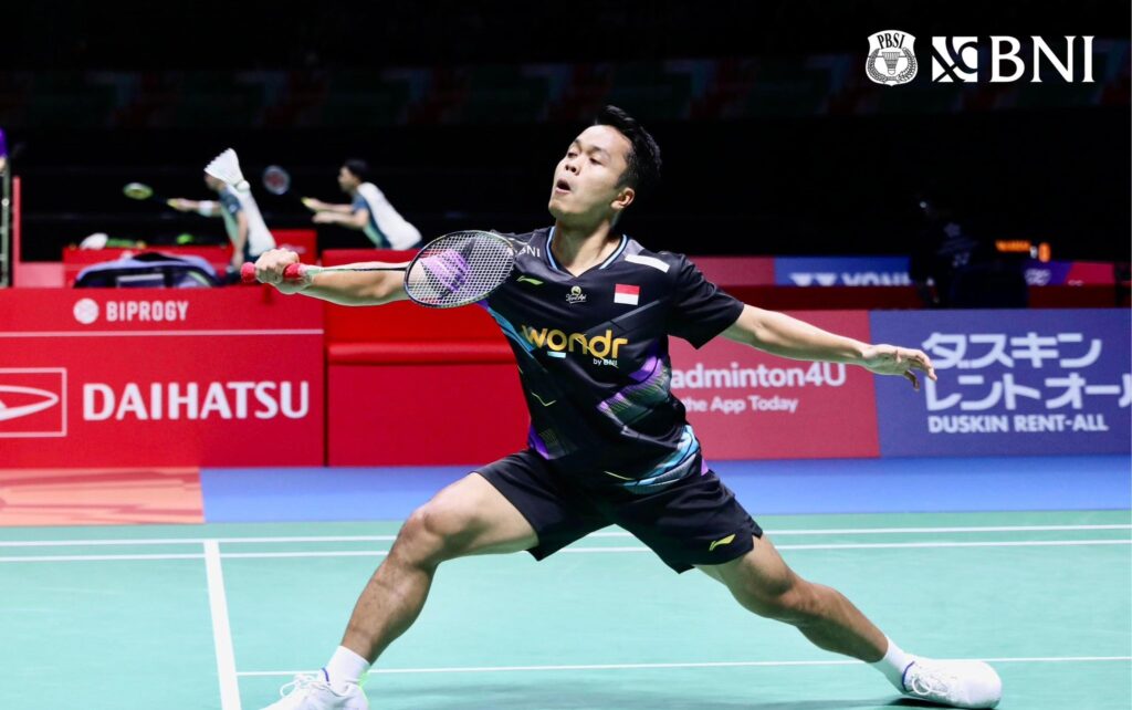 Anthony Ginting Mundur di Tengah Pertandingan Japan Open 2024 - Deras